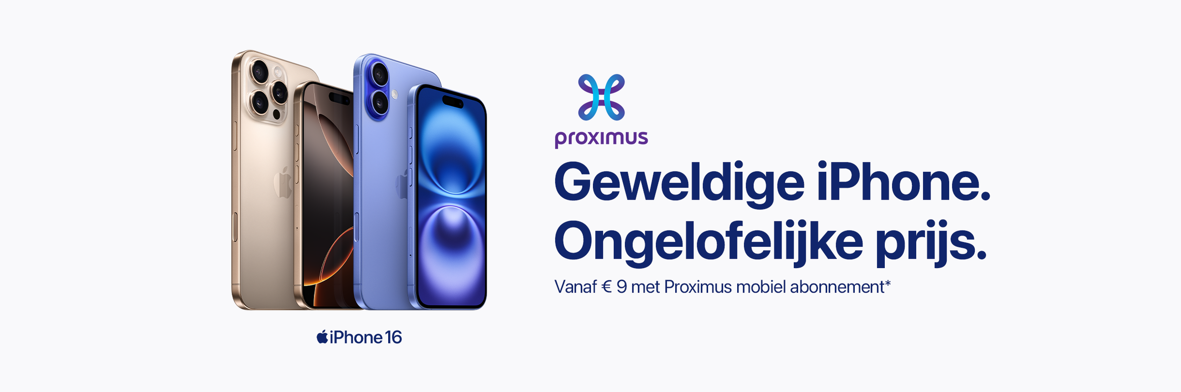 Gecombineerd aanbod iPhone + Proximus | Lab9 - Apple Premium Partner