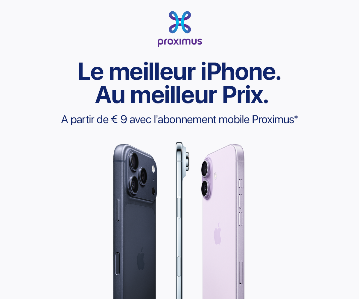 Offre combinée iPhone + Proximus | Lab9 - Apple Premium Partner