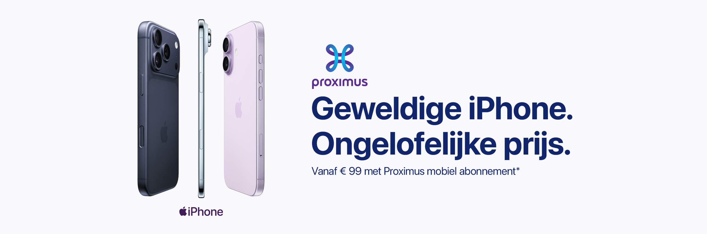 Gecombineerd aanbod iPhone + Proximus | Lab9 - Apple Premium Partner