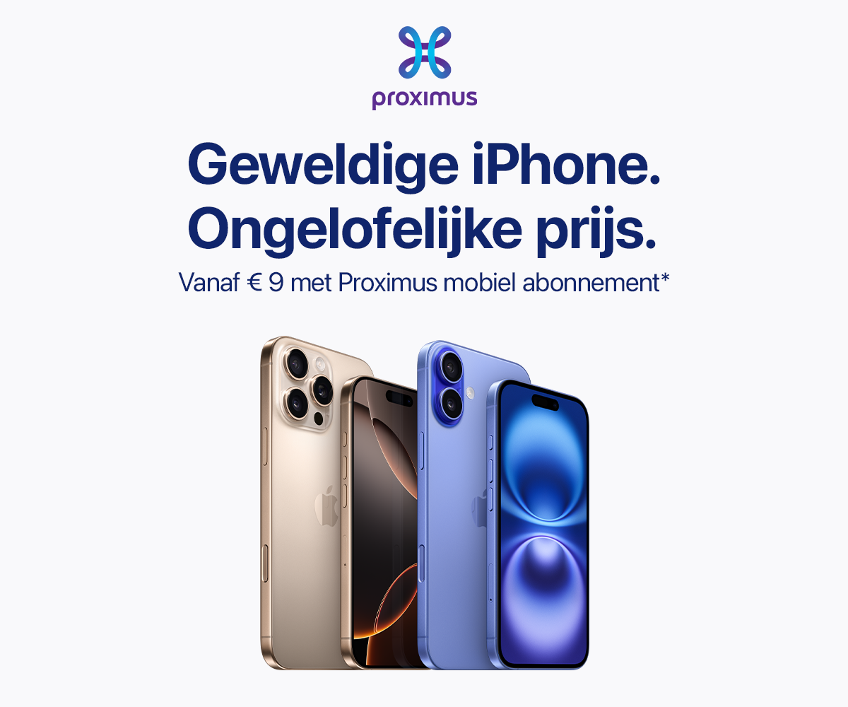 Gecombineerd aanbod iPhone + Proximus | Lab9 - Apple Premium Partner