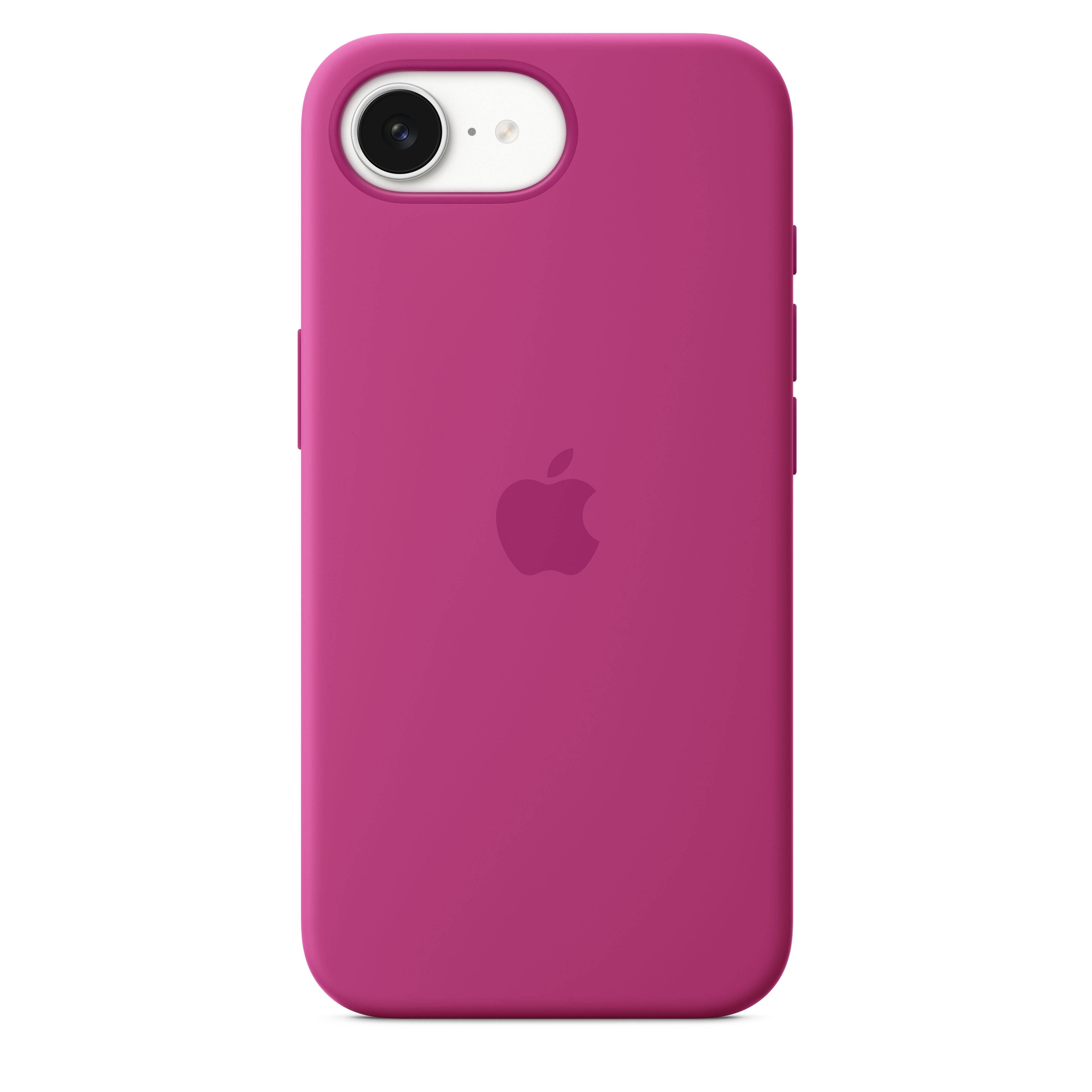 Coque en silicone pour iPhone 16e – Fuchsia – Lab9
